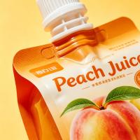 China 90g Peach Flavored Gel Spout Pouch - Glossy Stand-Up Pouch for Jelly & Fruit-Flavored Snacks for sale