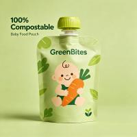 China Premium Sustainable Baby Food Packaging - 100% Compostable Spout Pouch for Eco-Conscious Brands for sale