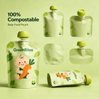 China Premium Sustainable Baby Food Packaging - 100% Compostable Spout Pouch for Eco-Conscious Brands for sale