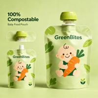 China Premium Sustainable Baby Food Packaging - 100% Compostable Spout Pouch for Eco-Conscious Brands for sale