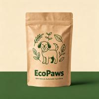 China Plastic-Free Paper Pet Food Bag - 100% Compostable Stand-Up Pouch for Natural Dog Treats & Kibble for sale