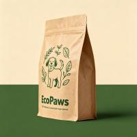 China Plastic-Free Paper Pet Food Bag - 100% Compostable Stand-Up Pouch for Natural Dog Treats & Kibble for sale