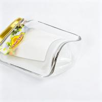 China Custom Printed Clear Stand-Up Pouch for Dry Goods - Transparent Resealable Bag for Spices, Nuts & Pantry Products for sale