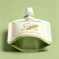 China 100% Compostable Spout Pouch | Eco‑Friendly Stand‑Up Pouch for Organic Baby Food & Purees for sale