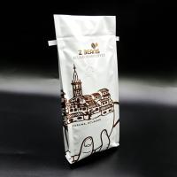 China Custom Printed Coffee Bags with One‑Way Degassing Valve & Tin Tie | Side Gusset Pouch for Roasted Coffee Beans for sale