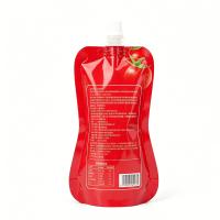 China Custom Contour‑Shaped Spout Pouch | Food‑Grade Flexible Packaging for Ketchup, Mayonnaise & Sauces (200ml) for sale
