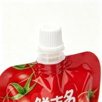 China Custom Contour‑Shaped Spout Pouch | Food‑Grade Flexible Packaging for Ketchup, Mayonnaise & Sauces (200ml) for sale