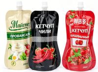 China Premium Custom Shaped Spout Bag | Leak‑Proof Flexible Packaging for Ketchup, Chili Sauce & Mayonnaise for sale