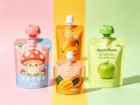 China Food‑Grade Custom Baby Food Packaging | Stand‑Up Spout Pouch for Apple Puree & Toddler Nutrition Products for sale