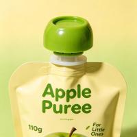 China Food‑Grade Custom Baby Food Packaging | Stand‑Up Spout Pouch for Apple Puree & Toddler Nutrition Products for sale