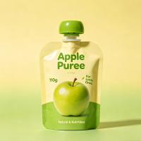 China Food‑Grade Custom Baby Food Packaging | Stand‑Up Spout Pouch for Apple Puree & Toddler Nutrition Products for sale