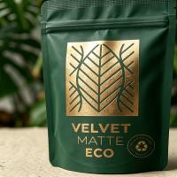 China Luxury Golden Foil Printed Matte Stand‑Up Pouch | Eco‑Friendly Resealable Flexible Packaging for Premium Dry Goods & Wellness Products for sale