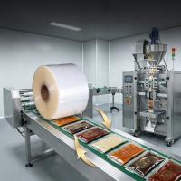 China Custom Laminated LDPE Rollstock Film | Food Grade High Barrier Packaging Film for Automatic Sauce & Powder Vertical Packing Machine for sale