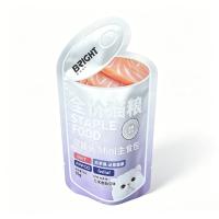 China Sterilizable Retort Stand-Up Pouch for Mini Wet Cat Food | High Barrier Heat Resistant Pet Food Packaging Pouches 35g Small Portion for sale
