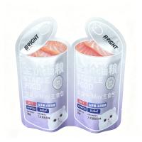 China Sterilizable Retort Stand-Up Pouch for Mini Wet Cat Food | High Barrier Heat Resistant Pet Food Packaging Pouches 35g Small Portion for sale