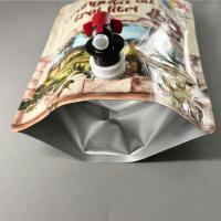 China Custom Print Plastic Wine Pouch 3L 5L Portable Disposable Aluminum Foil Juice Packaging for sale