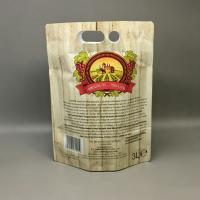 China Custom Print Plastic Wine Pouch 3L 5L Portable Disposable Aluminum Foil Juice Packaging for sale