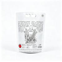 China Custom Vintage Line Art Printed 3L Bag In Box Wine Pouch | Double Heart Die-Cut Handle Aluminum Foil Tap Dispenser Stand Up Pouch For Sangria, Fruit Wine & Beverage for sale