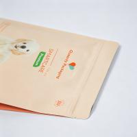 China Custom Printed 2.5kg Flat Bottom Puppy Dog Food Bag | Matte Kraft Look Aluminum Foil Resealable Zipper Pouch For Premium Junior Dry Kibble Packaging for sale