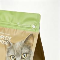 China Custom Full Color Printed Eight Side Seal Cat Feed Bag | Resealable Zipper Pouch With Short-Hair Cat Image For Small Portion Premium Feline Dry Food for sale