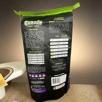 China Custom Printed PP Woven Dog Food Bag With Easy Tear Strip | 25KG Heavy Duty Stand Up Sack For Adult Dry Dog Feed Bulk Packaging for sale