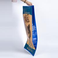 China 18LB Heavy-Duty Kraft Paper Flat Bottom Pet Food Bag | Pull Tab Zipper Matt Finished Large Capacity Stand Up Pouch For Natural Adult Dry Dog Kibble Retail Packaging for sale