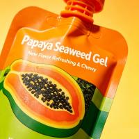 China Custom Printed Spout Pouch for Gel & Liquid Snacks | Food‑Grade Stand‑Up Flexible Packaging for Seaweed & Fruit Gel for sale