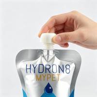 China 500ml Custom Shaped Spout Pouch For Pet Hydrogen Drinking Water | Aluminum Foil Stand Up Water Spout Bag OEM Print for sale