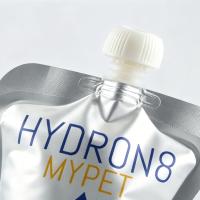 China 500ml Custom Shaped Spout Pouch For Pet Hydrogen Drinking Water | Aluminum Foil Stand Up Water Spout Bag OEM Print for sale