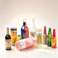 China Custom Print Shrink Sleeve Labels For Food Beverage Bottles & Jars | 360 Full Wrap Heat Shrink Wrap Labels OEM Custom Logo Printing for sale