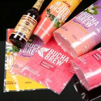 China Custom Print Shrink Sleeve Labels For Food Beverage Bottles & Jars | 360 Full Wrap Heat Shrink Wrap Labels OEM Custom Logo Printing for sale