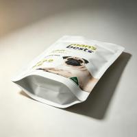 China Stand-Up Pet Food Pouches With Pull Tab Zipper | User Friendly Visible Resealable Zip Doypack For Grain Free Dog Cat Food Custom Printed OEM for sale