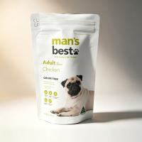 China Stand-Up Pet Food Pouches With Pull Tab Zipper | User Friendly Visible Resealable Zip Doypack For Grain Free Dog Cat Food Custom Printed OEM for sale