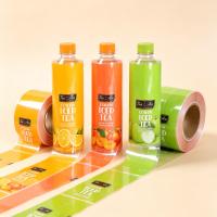China Custom PVC Shrink Sleeve Labels For Juice Bottles | Full Wrap Heat Shrink Film Label For Iced Tea Fruit Drink Plastic Bottle OEM Printing for sale