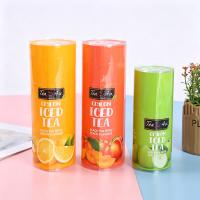 China Custom PVC Shrink Sleeve Labels For Juice Bottles | Full Wrap Heat Shrink Film Label For Iced Tea Fruit Drink Plastic Bottle OEM Printing for sale