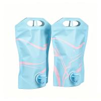 China Portable Liquid Soft Packaging Bags With Dispensing Valve | Custom Printed Stand Up Spout Pouches For Wine, Beverage, Syrup & Bulk Liquid OEM for sale