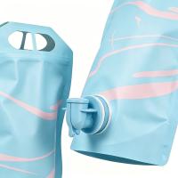 China Portable Liquid Soft Packaging Bags With Dispensing Valve | Custom Printed Stand Up Spout Pouches For Wine, Beverage, Syrup & Bulk Liquid OEM for sale