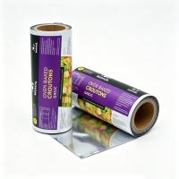 China Food Grade Laminated Composite Packaging Roll Film | BOPP/VMCPP PET/AL/PE Barrier Roll Stock For Automatic Snack Chips Biscuit Crouton Packing OEM Custom Printed for sale