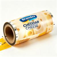 China Food Grade Composite Packaging Roll Film For Cheddar Cheese Dairy Product | BOPP/VMPET/PE PET/AL/PE Barrier Laminated Automatic Packing Roll Stock For Yellow Hard Cheese OEM Custom Printed for sale