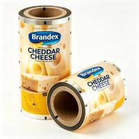 China Food Grade Composite Packaging Roll Film For Cheddar Cheese Dairy Product | BOPP/VMPET/PE PET/AL/PE Barrier Laminated Automatic Packing Roll Stock For Yellow Hard Cheese OEM Custom Printed for sale