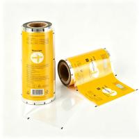 China Food Grade Composite Packaging Roll Film For Cheddar Cheese Dairy Product | BOPP/VMPET/PE PET/AL/PE Barrier Laminated Automatic Packing Roll Stock For Yellow Hard Cheese OEM Custom Printed for sale