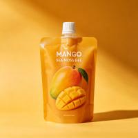China 500ml Mango Juice Liquid Stand Up Spout Pouch | Food Grade Laminated Refillable Squeeze Spout Bag For Fruit Puree Sea Moss Gel Drink OEM Custom Printed for sale