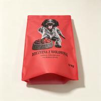China 12kg Digital Printed Quad Seal Dog Food Packaging Bag | High Barrier Resealable Zipper Large Format Pet Food Stand Up Pouch OEM Custom Printed Dog Feed Packaging for sale