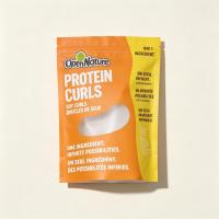 China Recyclable Mono Material PE/PE Stand Up Doypack | Custom Printed Dry Snack Pouch With Transparent Window For Plant Protein Food for sale