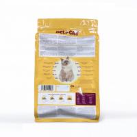 China 18kg Glossy Finish Quad Seal Cat Food Bag | PFAS‑Free High Barrier Long Shelf Life Pet Food Packaging Pouch With Resealable Zipper for sale