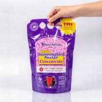 China Food Safe 1.5L Stand-Up Pouch With Tap Spigot & 250ml Sample Spout Pouch For Hummingbird Nectar Liquid Concentrate | Custom Printed Liquid Packaging Bags for sale
