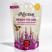 China Custom Logo Ready‑to‑Pour Liquid Packaging Large Capacity Stand Pouch with Dispenser Valve for Hummingbird Nectar for sale