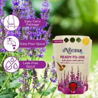 China Custom Logo Ready‑to‑Pour Liquid Packaging Large Capacity Stand Pouch with Dispenser Valve for Hummingbird Nectar for sale