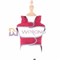 China Red Heather Sweatshirt Fleece Autumn Velcro Pet Coat For Dog for sale
