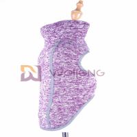 China Warp Fleece Lining Dog Anxiety Vest Jacket Purple Fleece Dog Coat for sale